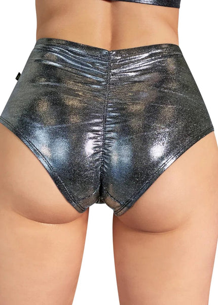 High Waisted Hot Pants - Chrome – PoleActive